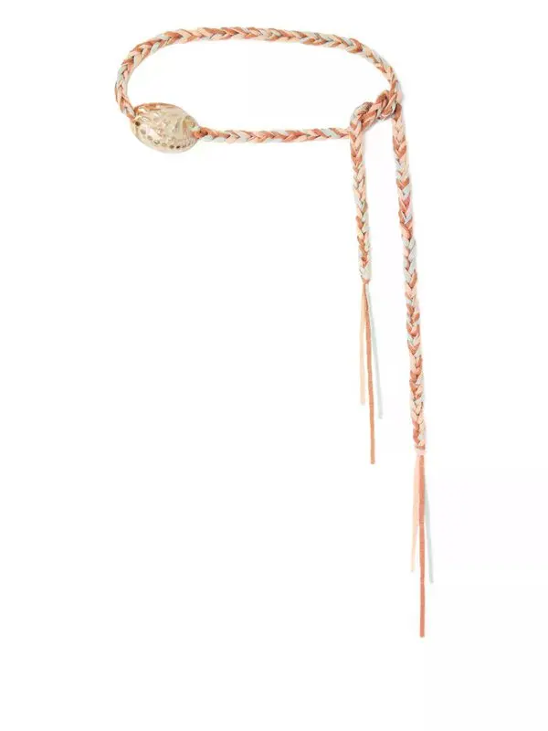 Alanui Mermaid Inside Braided Belt - Neutrals