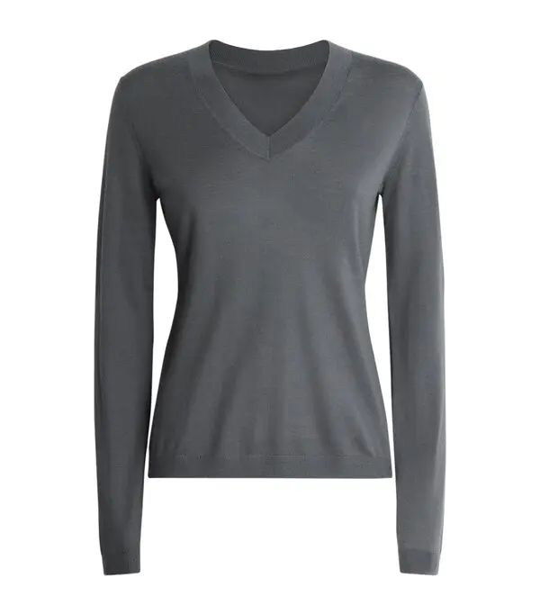 Max Mara Wool-cashmere V-neck Sweater