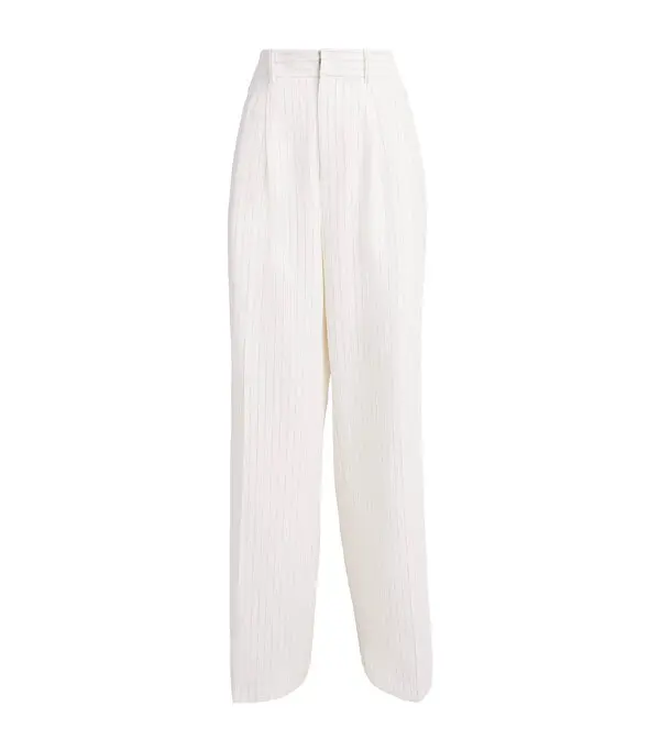 Good American Stripe Essential Suiting Trousers