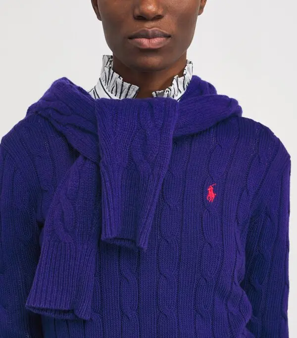 Polo Ralph Lauren Cotton Cable-knit Julianna Sweater