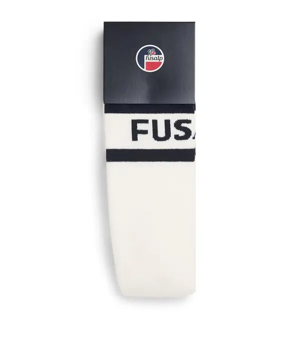 Fusalp Wool-blend Piste Pro High Socks - White
