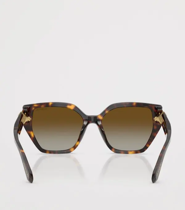 SWAROVSKI Sk6044u Irregular Sunglasses - Brown