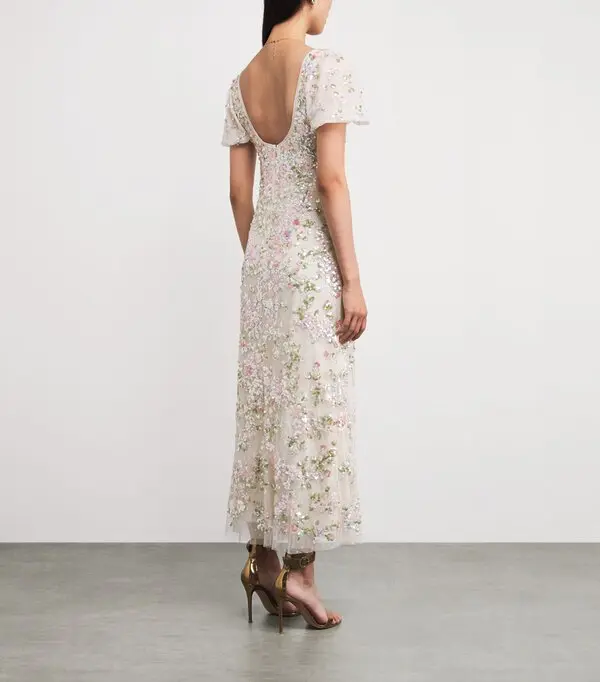 NEEDLE & THREAD Dream Garland Sequin Gown
