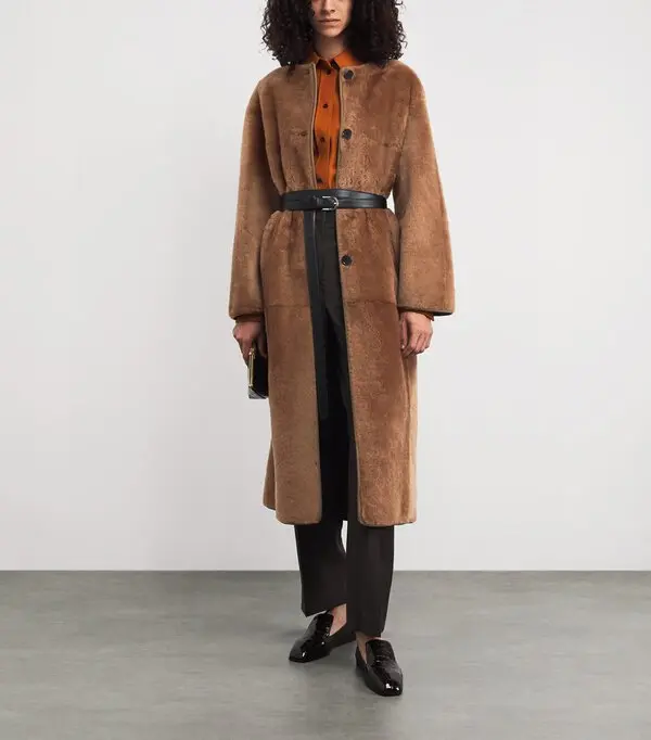ARMA Shearling-leather Rilana Coat