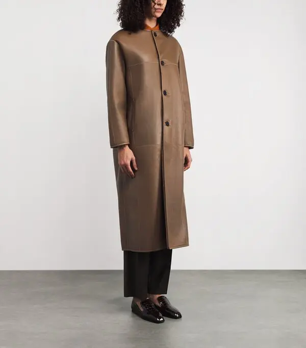 ARMA Shearling-leather Rilana Coat
