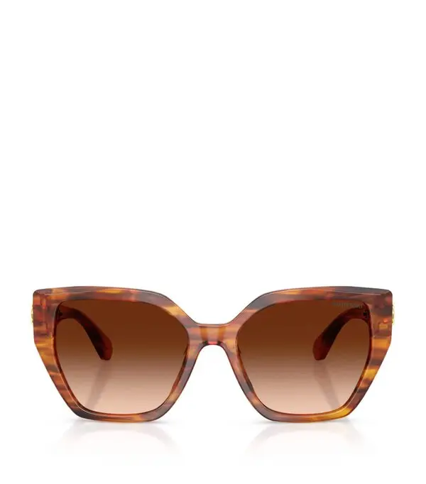 SWAROVSKI Sk6044u Irregular Sunglasses - Brown