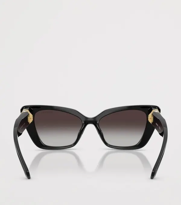 SWAROVSKI Sk6047 Cat Eye Sunglasses - Black