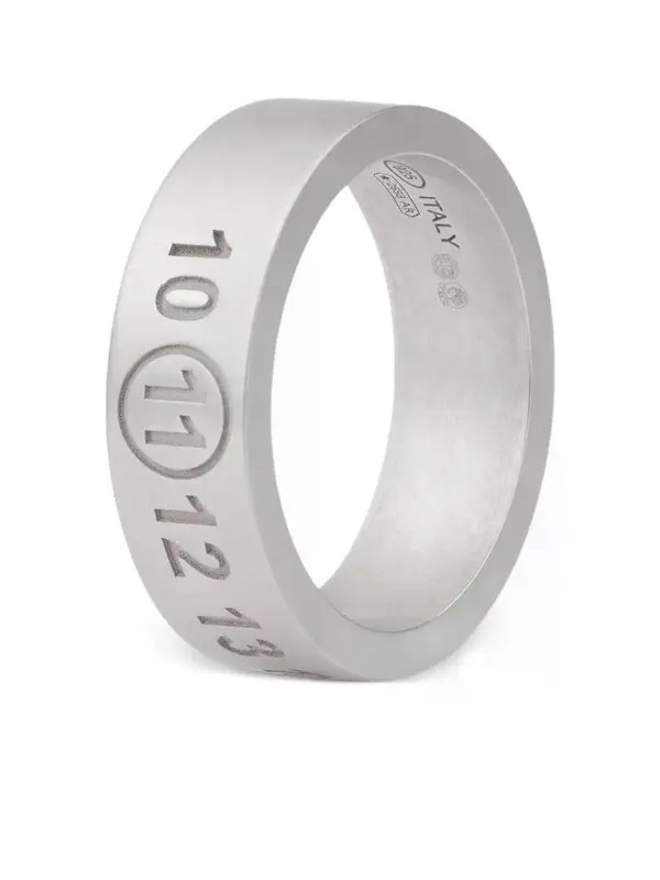 MAISON MARGIELA Number Reference Ring - Silver