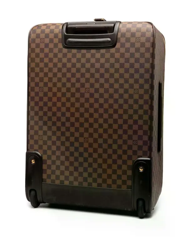 LOUIS VUITTON 2009 Damier Ebene Pegase 65 Travel Bag - Brown