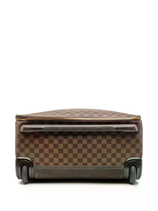 LOUIS VUITTON 2009 Damier Ebene Pegase 65 Travel Bag - Brown