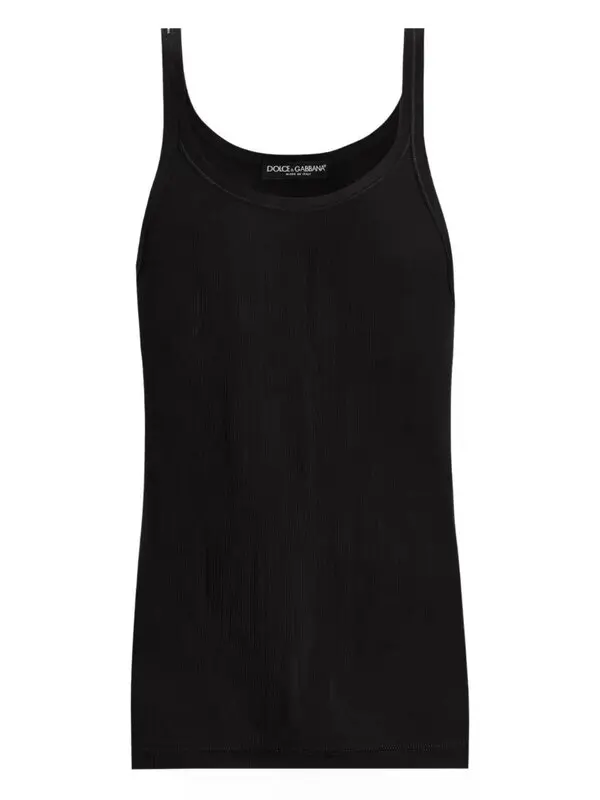Dolce & Gabbana Ribbed Tank Top