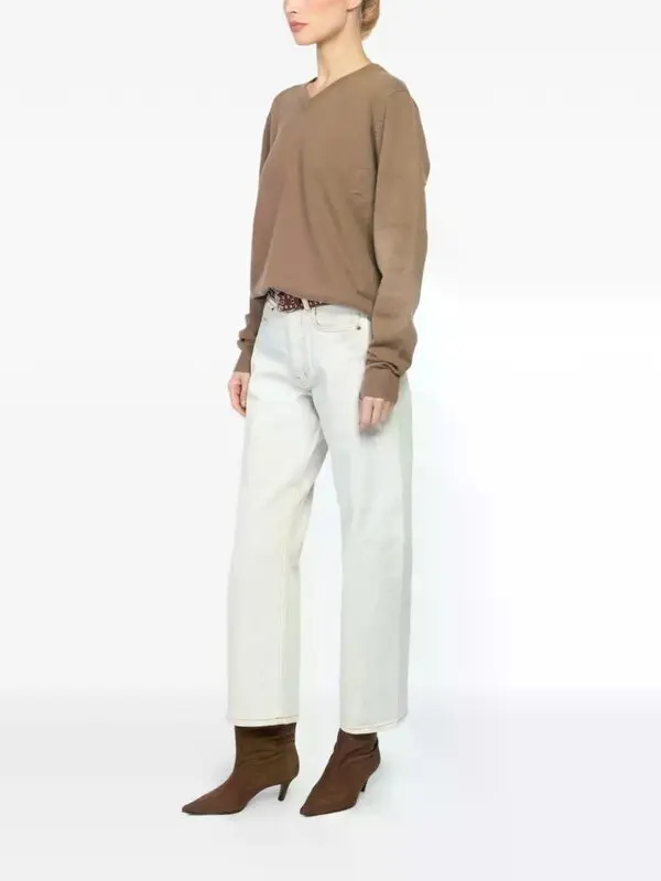 Extreme Cashmere V-neck Long-sleeve Sweater