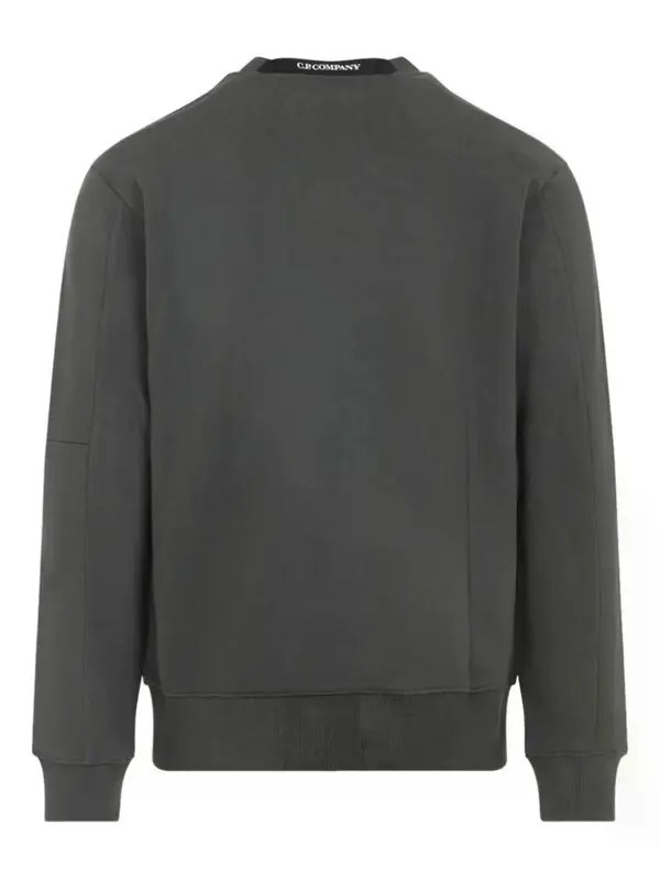C.P. COMPANY Zip-pocket Crew-neck Sweatshirt - Grey