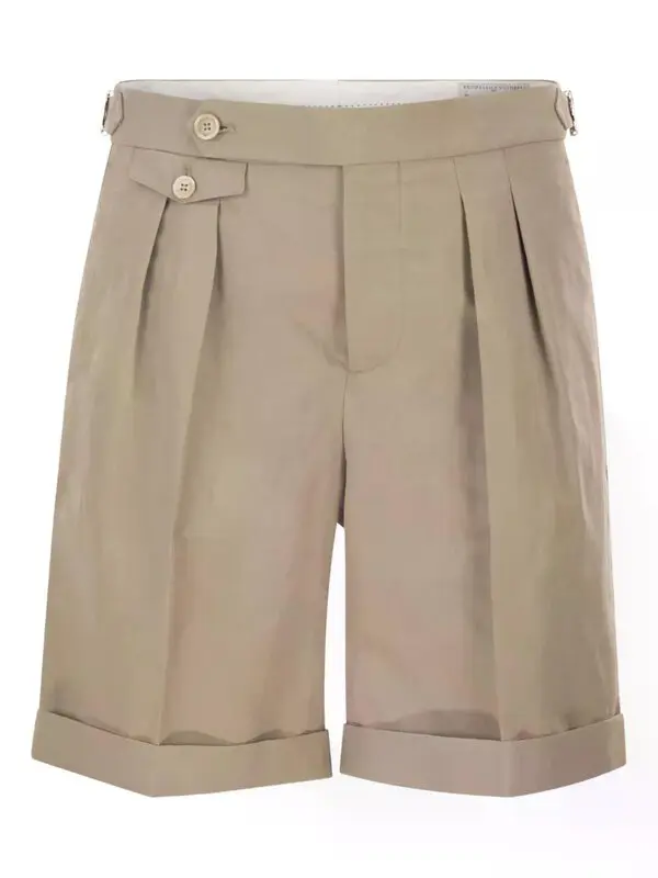 Brunello Cucinelli Turn-up Hem Shorts - Neutrals