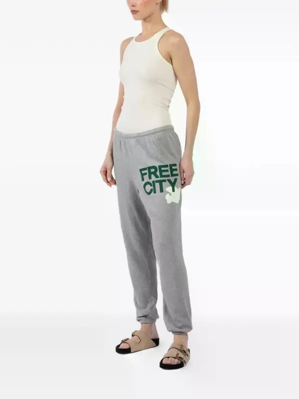 FREECITY Heather Drawstring Track Pants
