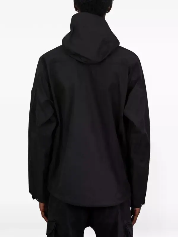 C.P. COMPANY Pro-tek Hooded Lens Jacket - Black