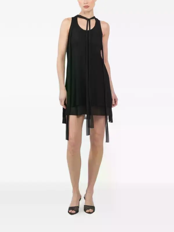 SETCHU Tie-neck Mini Dress