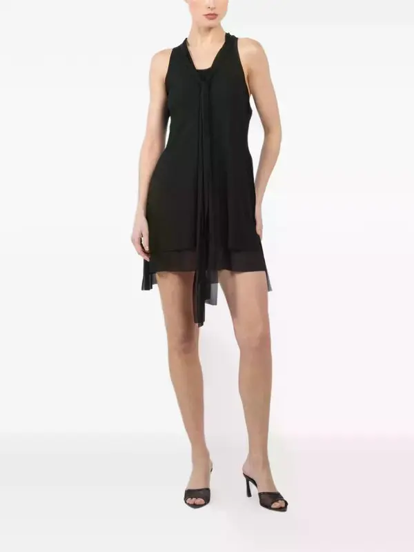 SETCHU Tie-neck Mini Dress