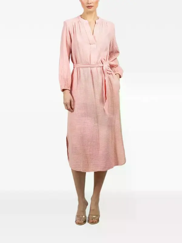 Xirena Josephine Tie-waist Midi Dress - Pink