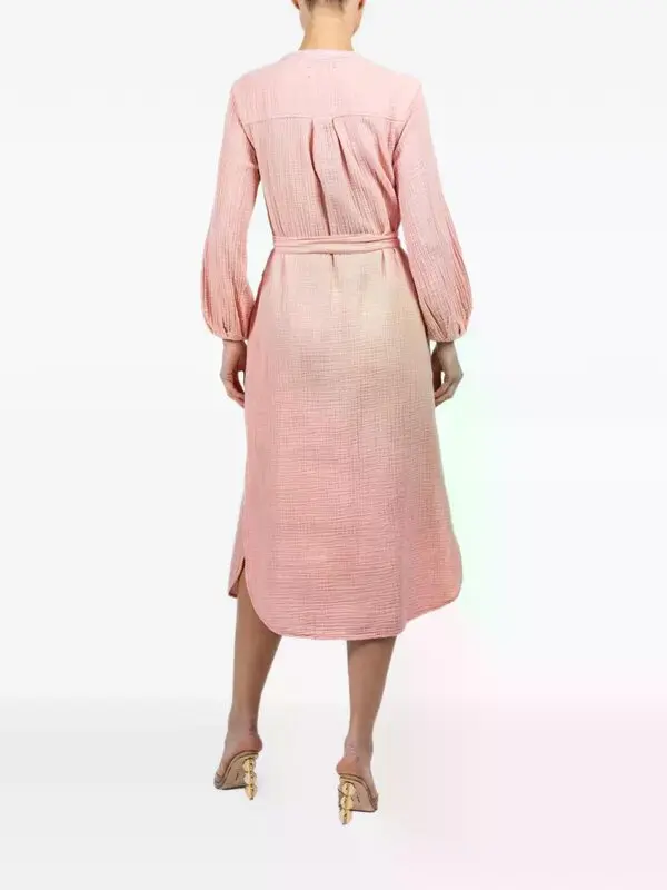 Xirena Josephine Tie-waist Midi Dress - Pink