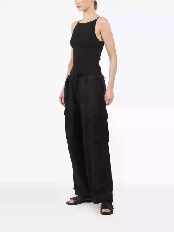 Masnada Drawstring Wide-leg Cargo Trousers