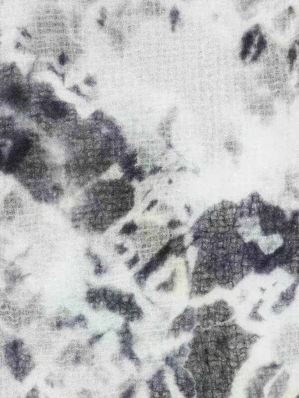 SUZUSAN Tie-dye Fringed Scarf