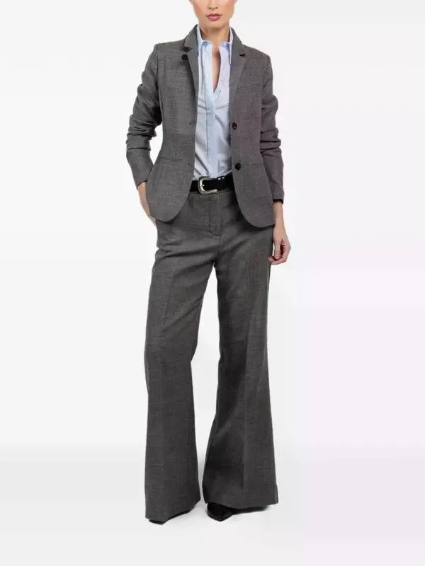 HANNES ROETHER Buttoned Notched-lapels Blazer