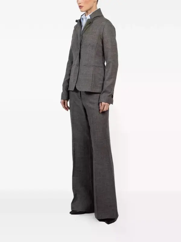 HANNES ROETHER Buttoned Notched-lapels Blazer