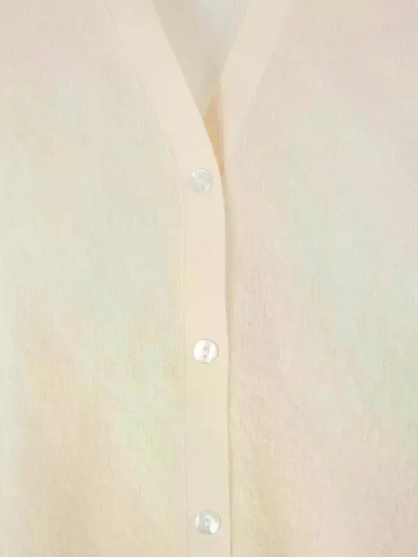 Victoria Beckham Ribbed V-neck Cardigan