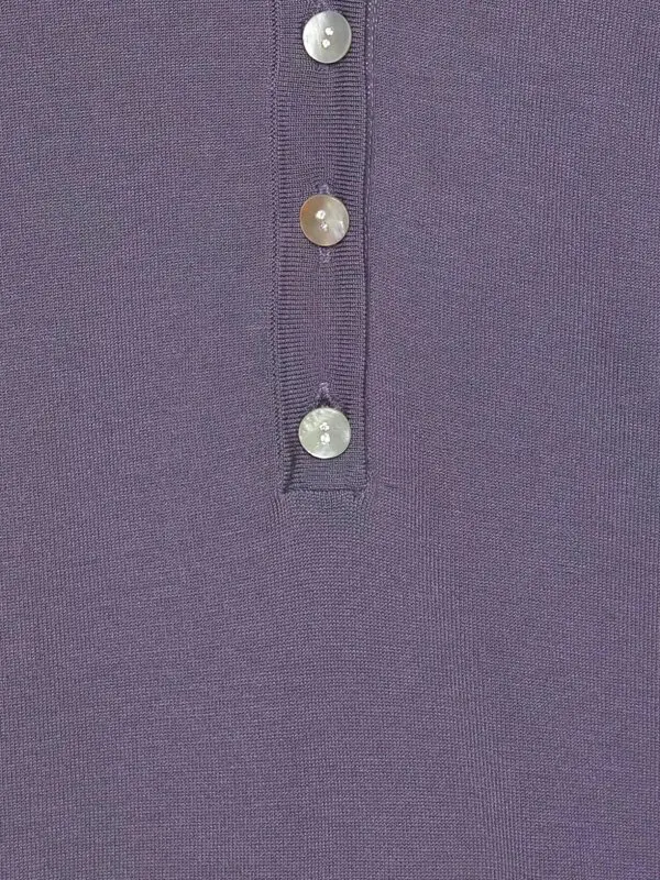 Marina Rinaldi Buttoned Polo Top
