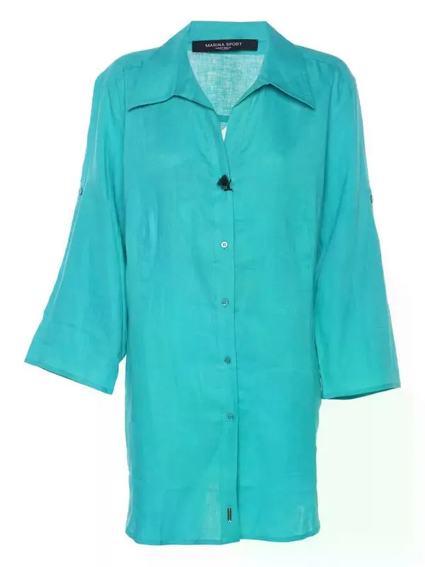 Marina Rinaldi Linen Button Shirt