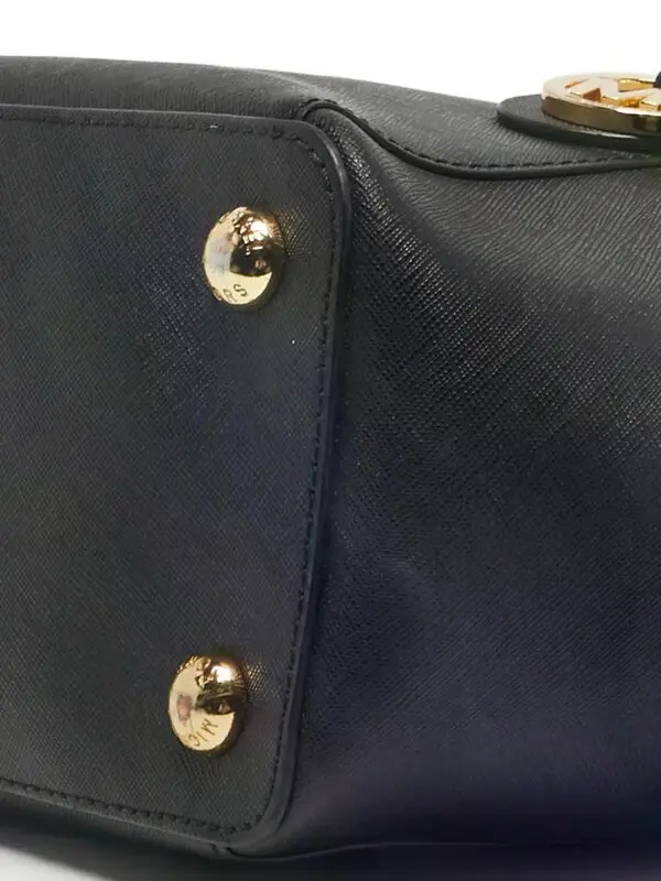 Michael Kors East West Leather Shoulder Bag - Black