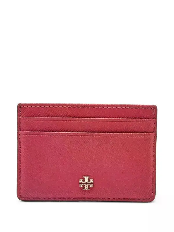 Tory Burch Pre-owned Textured Leather Cardholder