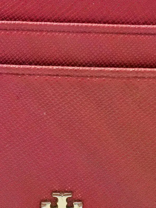 Tory Burch Pre-owned Textured Leather Cardholder