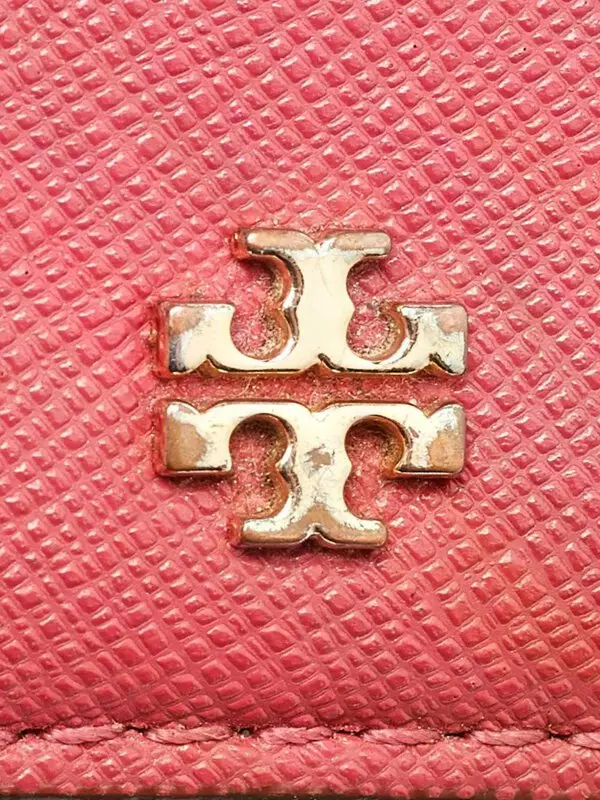 Tory Burch Pre-owned Textured Leather Cardholder