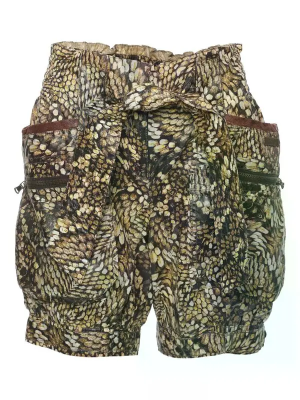 Just Cavalli Printed Nylon Shorts