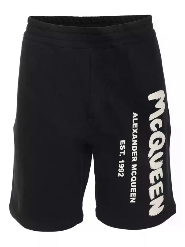 Alexander McQueen Logo-print Shorts
