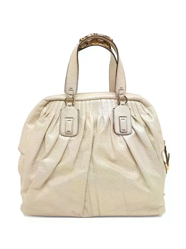 Roberto Cavalli Medium Leather Tote Bag