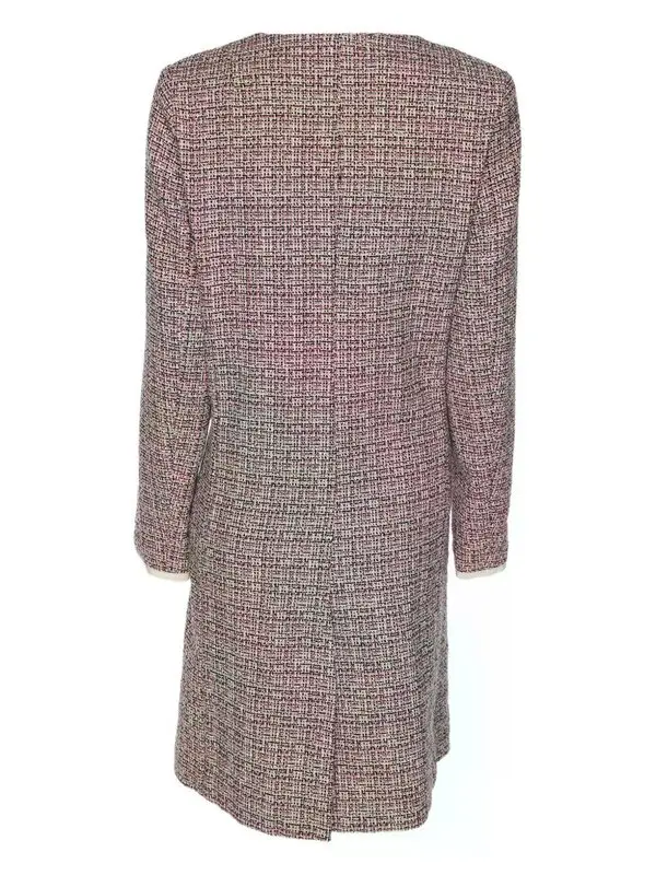 Max Mara Tweed Button Coat