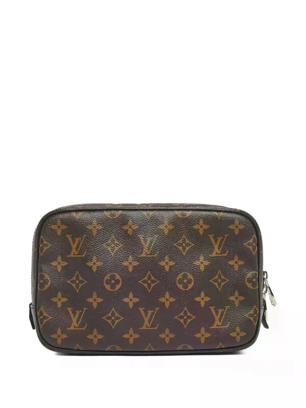 LOUIS VUITTON Gm Monogram Wash Bag - Brown