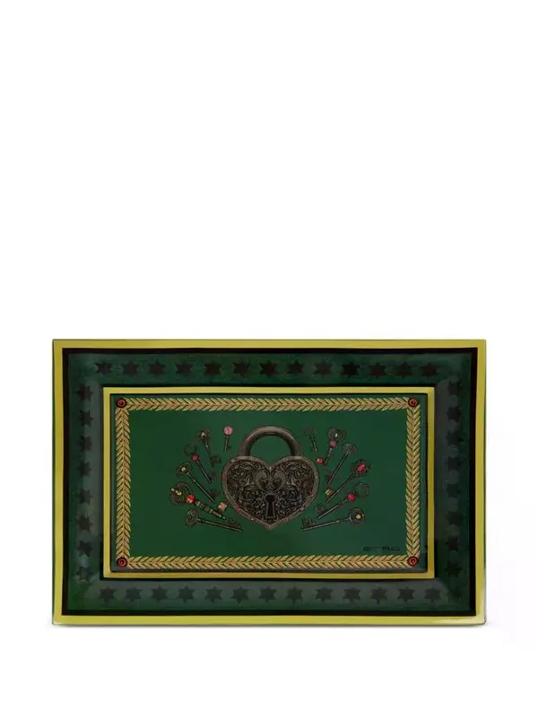 Etro Rectangular-shape Ceramic Tray