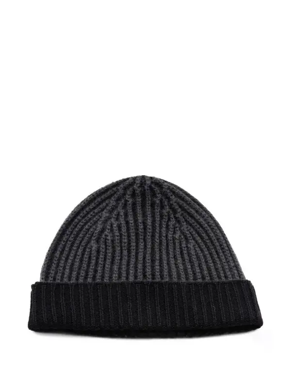 04651/TRIP IN A BAG Ribbed Beanie - Grey