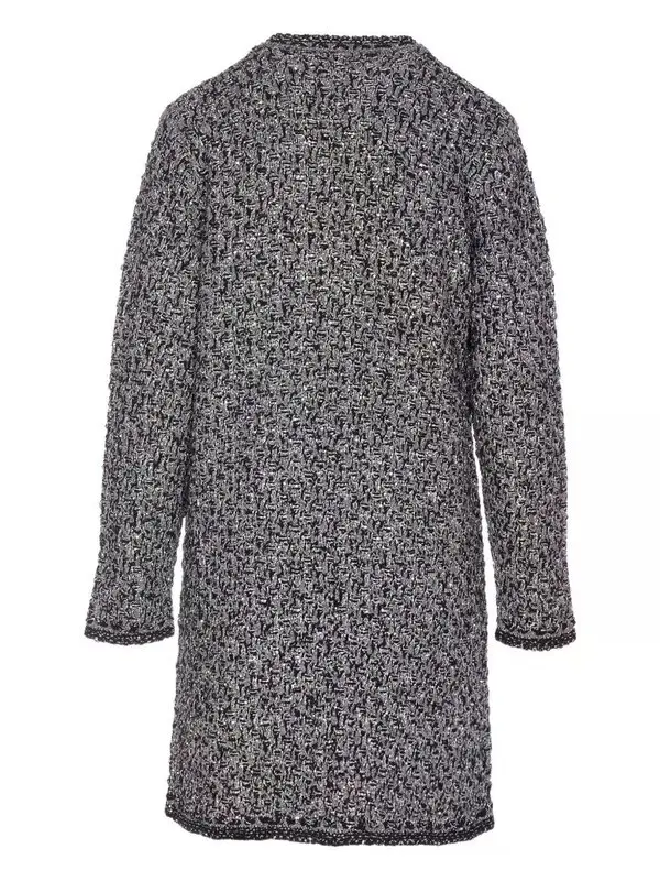 Fabiana Filippi Sequin Embellished Coat - Blue