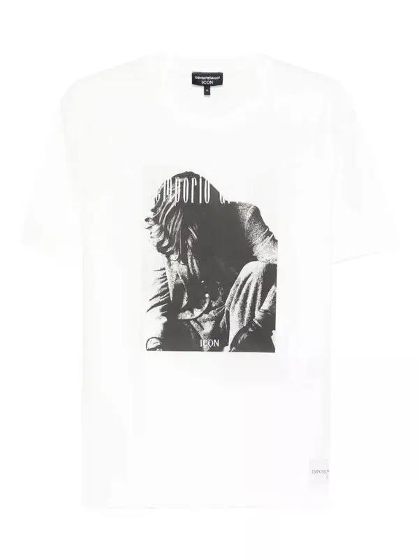 Emporio Armani Printed T-shirt - White