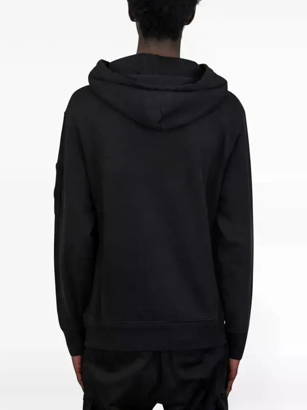 C.P. COMPANY Long-sleeve Hoodie - Black
