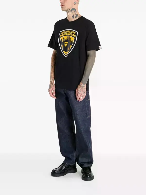 A BATHING APE Emblem Short-sleeve T-shirt