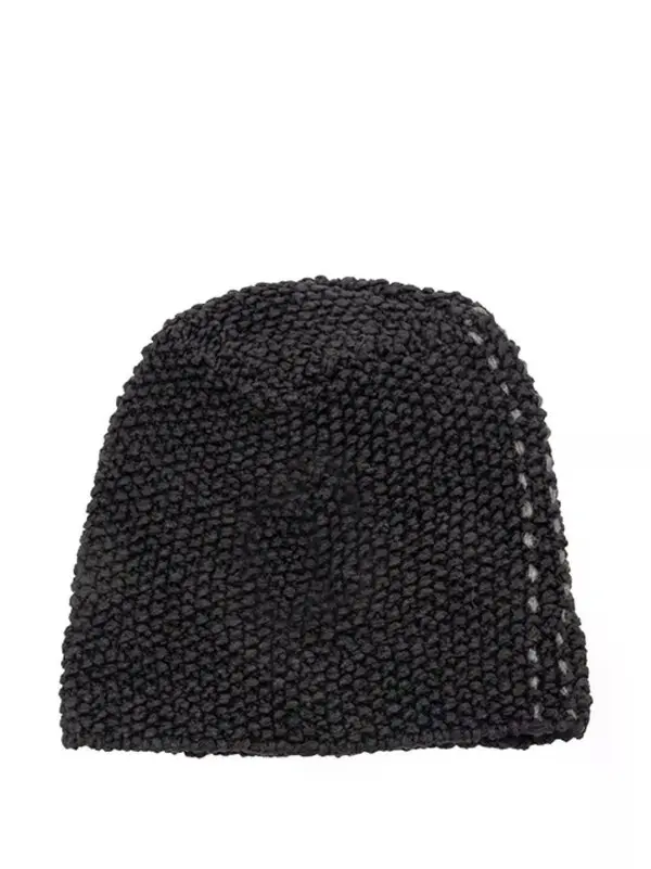 THE VIRIDI-ANNE Cotton Beanie - Black