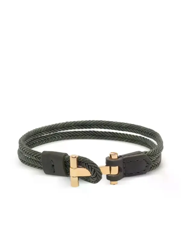TOM FORD Braided Bracelet - Green