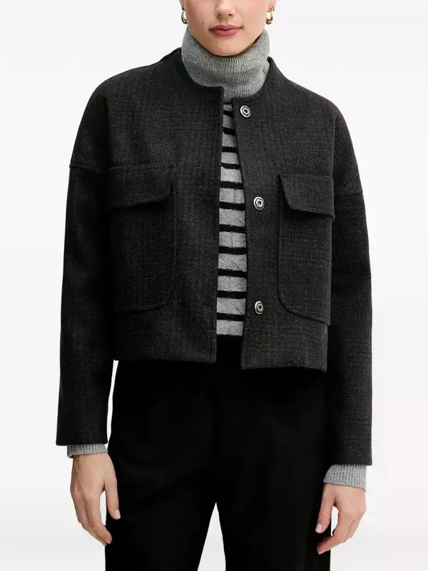 SANDRO FERRONE Buttoned-up Pocket Jacket