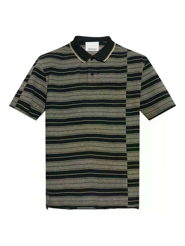 MARANT Safko Striped-pattern Polo Shirt